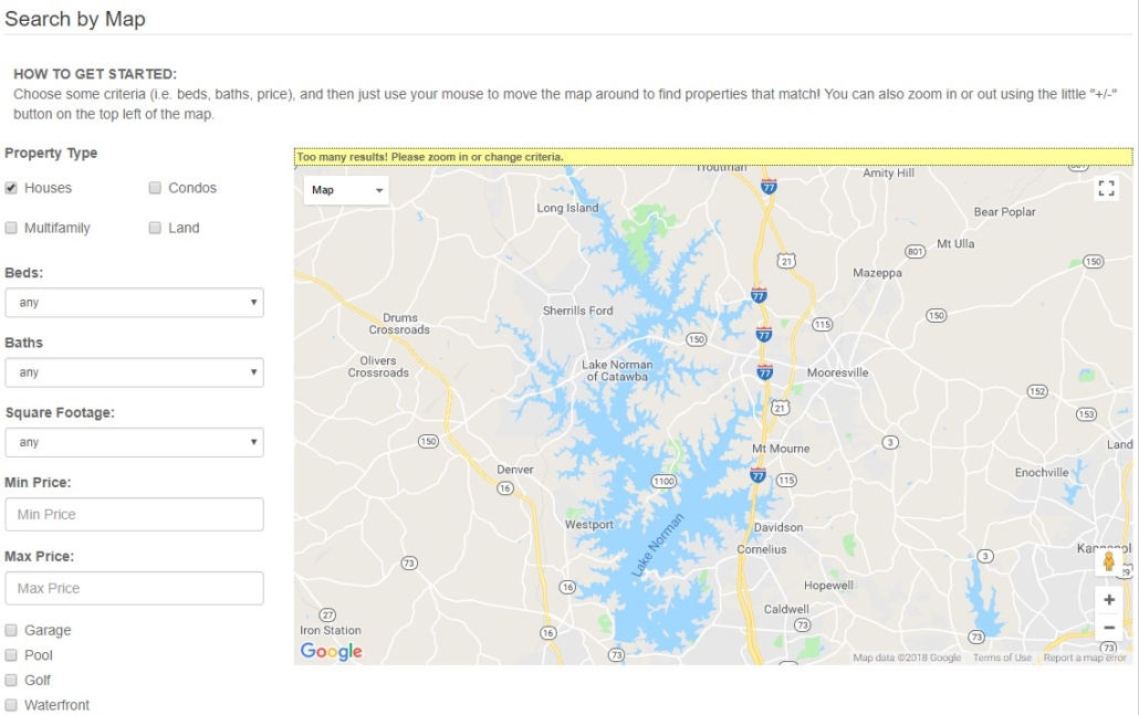 Lake Norman Waterfront Homes - Waterfront Real Estate for Sale